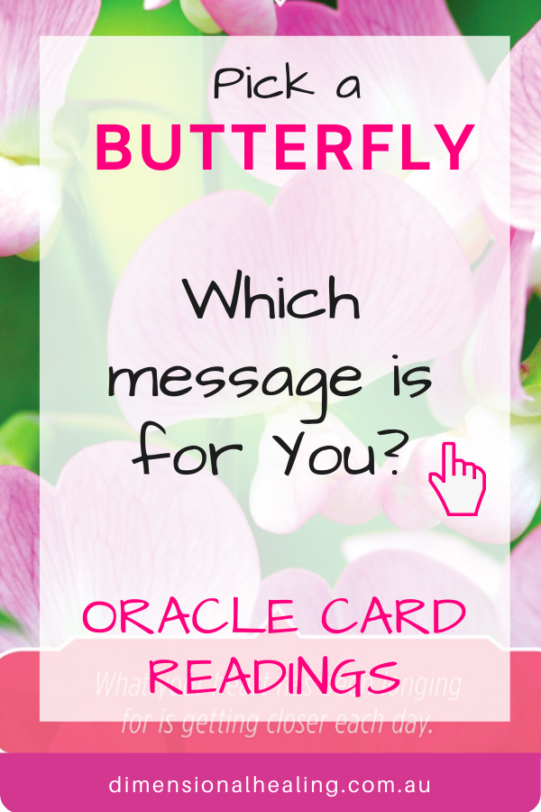 Butterflies with a Flower Therapy Oracle Message | Inner Guidance