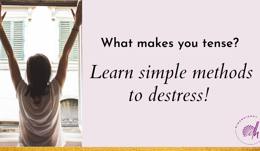 DeStress simply in just 5 minutes with these 3 Tips